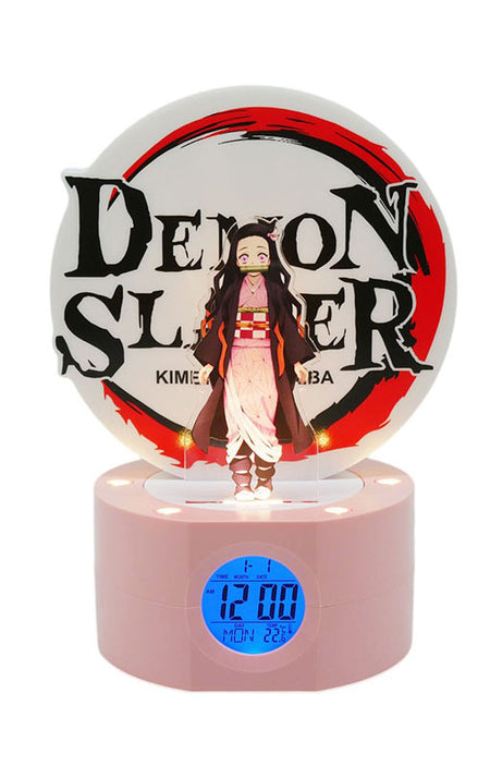 Demon Slayer Kimetsu no Yaiba Alarm Clock with Light Nezuko 21 cm ...
