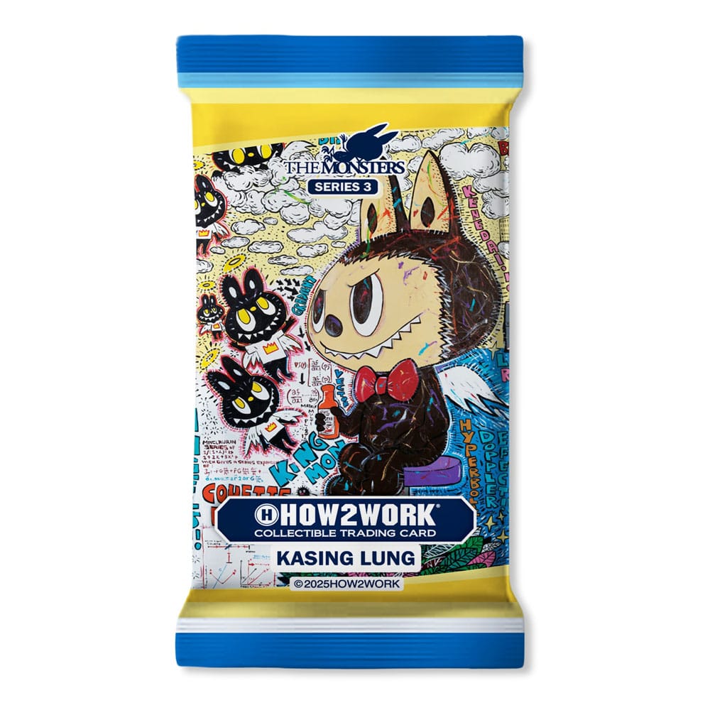 How2work Labubu Collectible Chrome Trading Cards The Monsters Series ...
