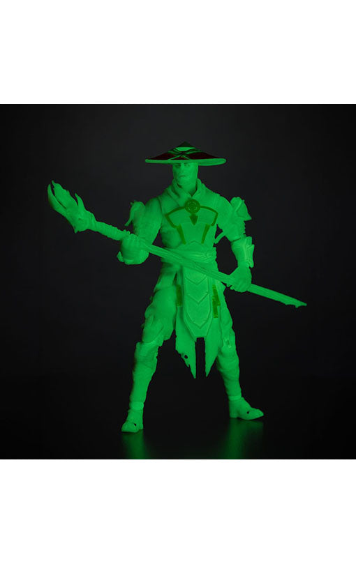 Mortal Kombat Action Figure Glow in the Dark Edition Raiden (Gold Labe ...
