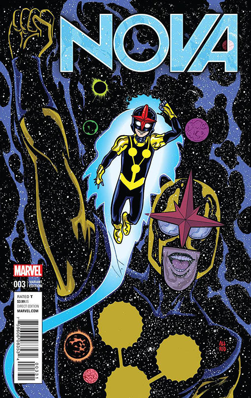 Nova #3 1:25 Mike Allred Variant – Cosmic Realms