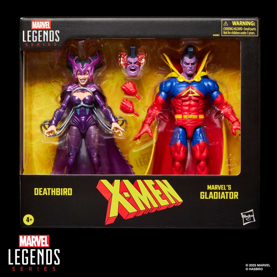 X-Men Marvel Legends Action Figure 2-Pack Deathbird & Marvel's Gladiat ...
